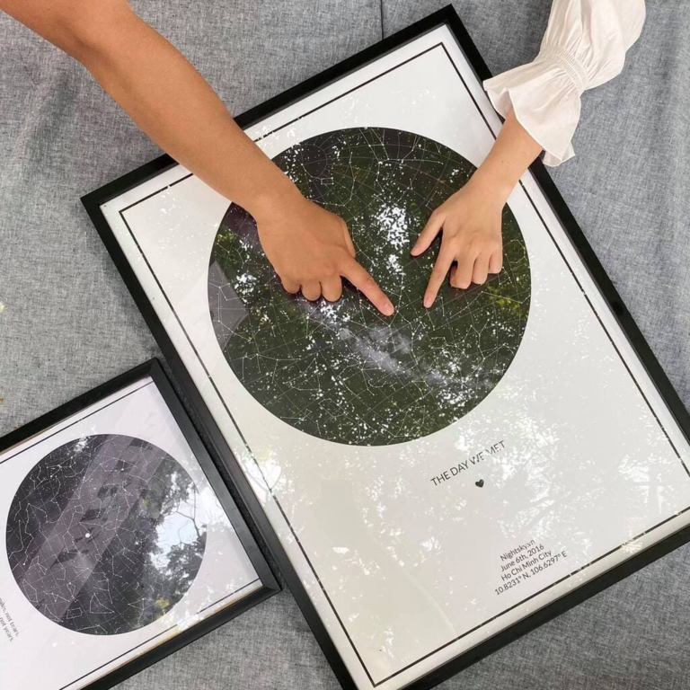 Magical Night Sky© – Custom Star Map Prints